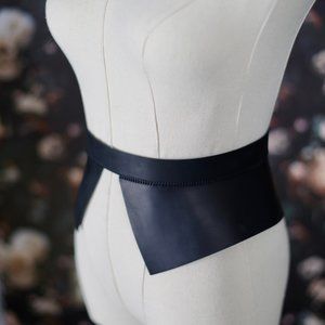 Culte du Cuir | Accessories | Gotham Belt In Matte Black Leather | Poshmark